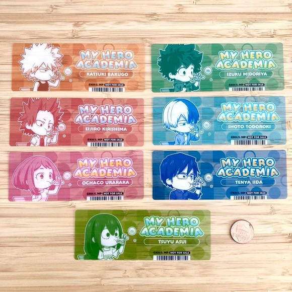 Accessories | Rare My Hero Academia Limited Edition Bookmark Set | Poshmark